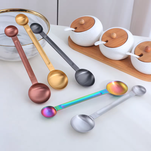 Double Sided Measuring Spoon - 2 available colours - Todd & Holland Tea ...