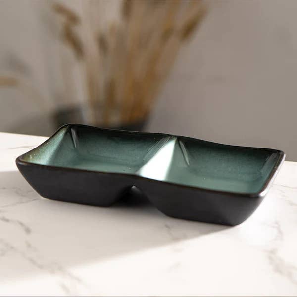 Seikai Divided Sauce Dish - Todd & Holland Tea Merchants