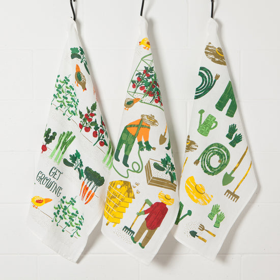 Get Growing Garden Cotton Kitchen Towel 2 - Todd & Holland Tea Merchants