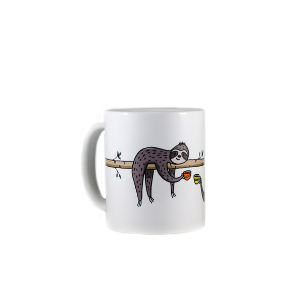 T&H Exclusive Tea Loving Sloths Ceramic Mug - Todd & Holland Tea Merchants